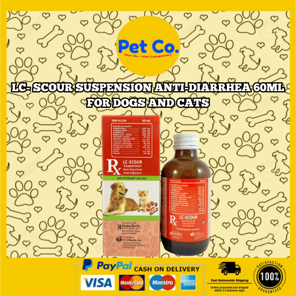 LC- Scour Suspension Anti-Diarrhea 60ml For Dogs and Cats | Shopee ...