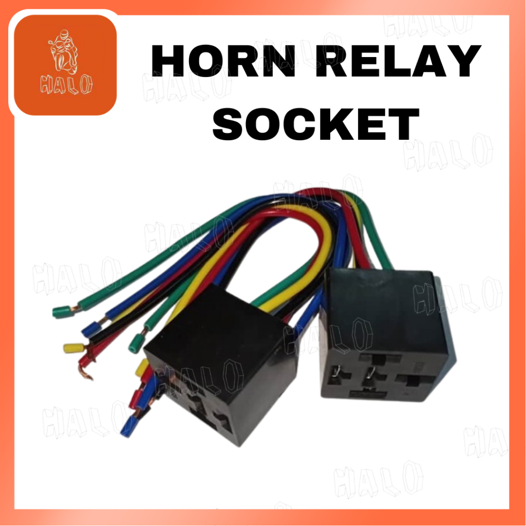 [HALO MOTOR] MOTORCYCLE HORN RELAY SOCKET | Shopee Philippines