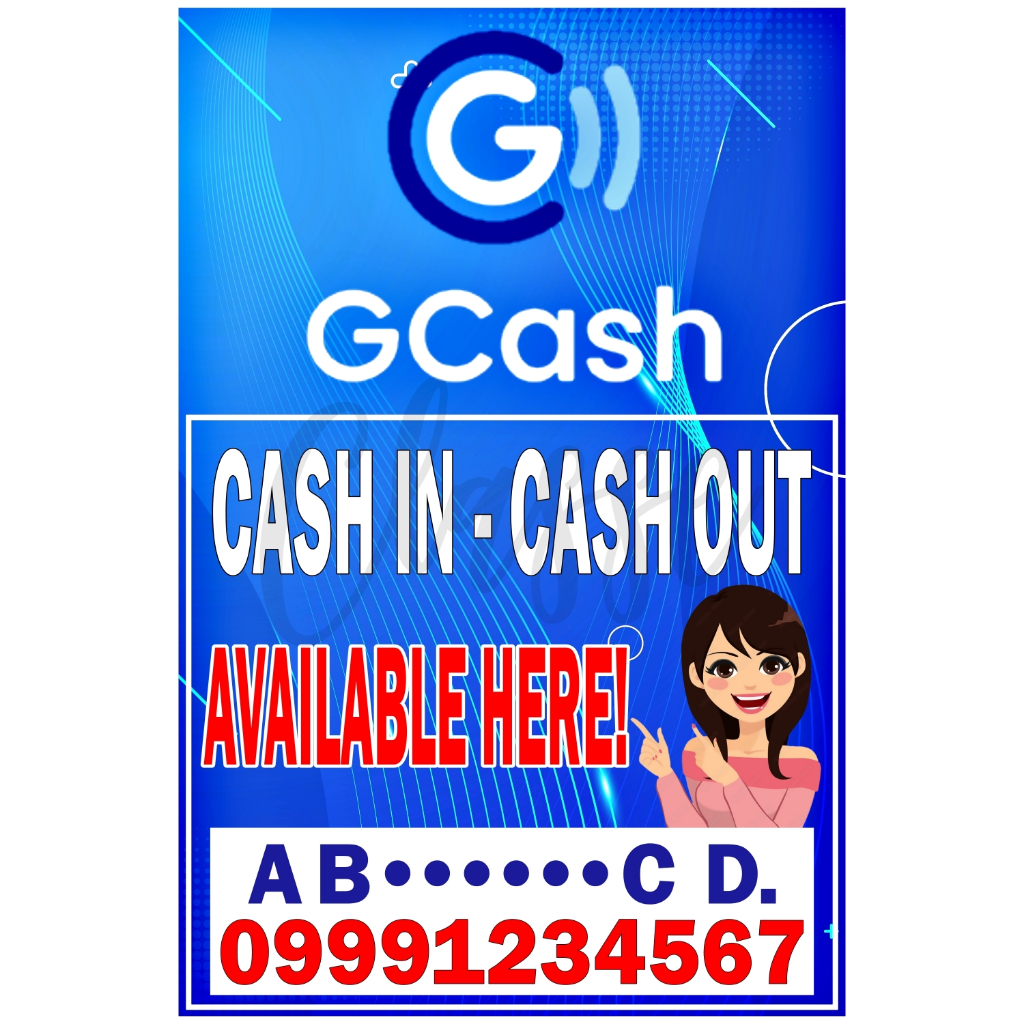LOAD/GCASH/BILLS PAYMENT LAMINATED LOAD SIGNAGES A4 SIZE 180GSM PAPER ...