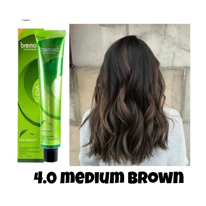 bremod hair Color 4.0 meduim brown hair Dye | Shopee Philippines