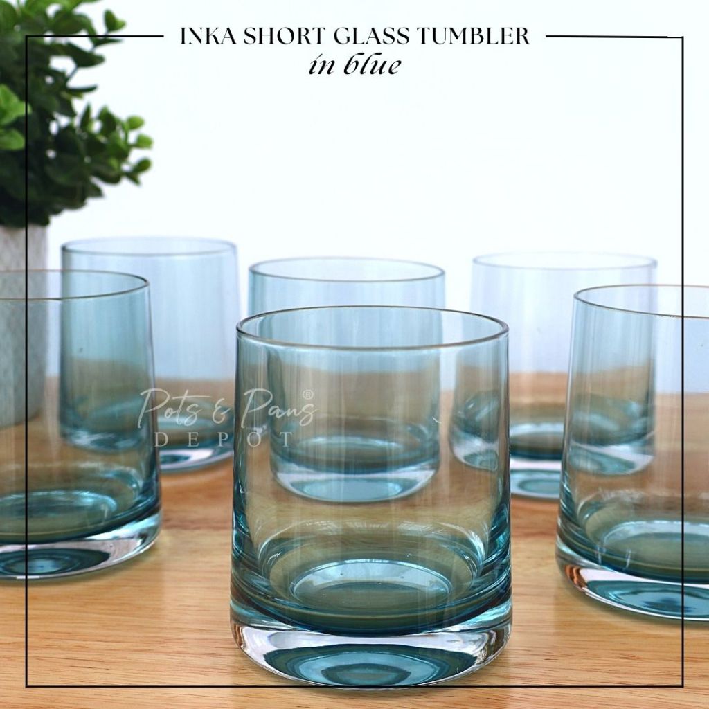 Inka Short Glass Tumbler 325ml Set 6pcs | Shopee Philippines