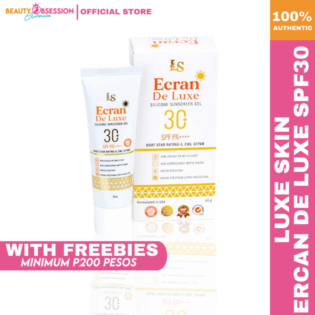 Luxe Skin Ecran De Luxe Sunscreen Gel (50g) | Shopee Philippines