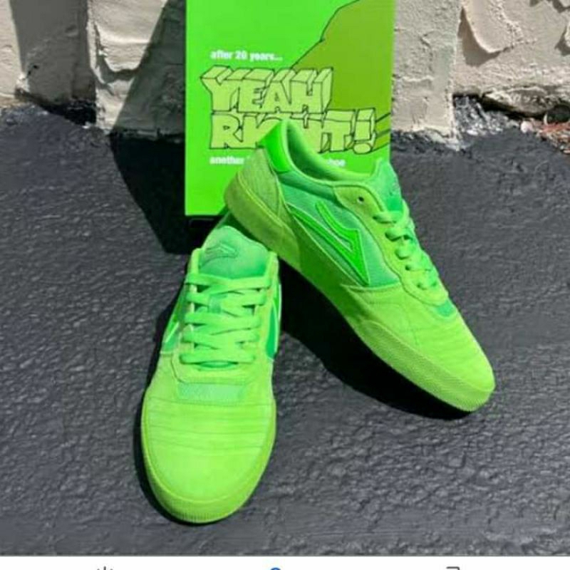 LAKAI SHOES "YEAH RIGHT" CAMBRIDGE GREEN SUEDE | Shopee Philippines