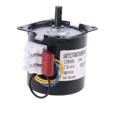 60KTYZ Permanent Magnet Synchronous Motor AC 220V 14W Gear Motor 2.5rpm | Shopee Philippines