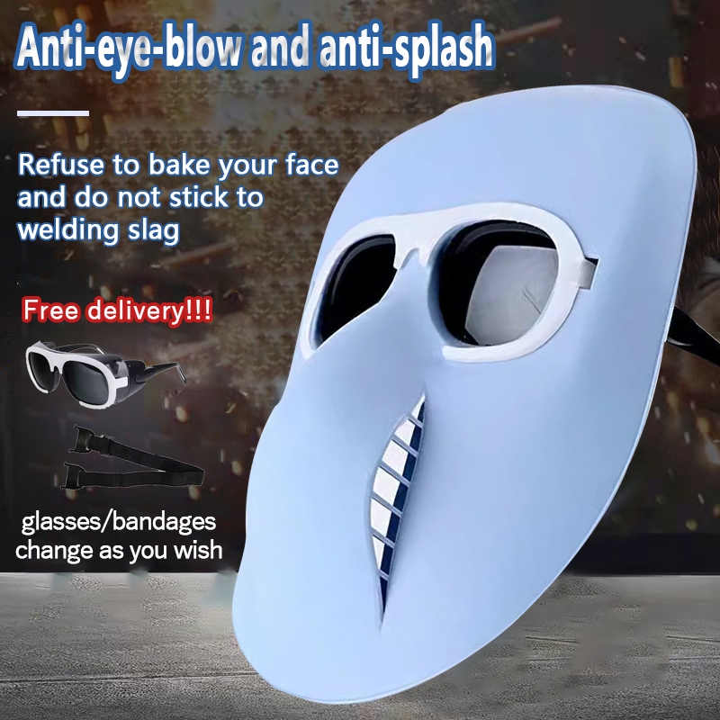 Full Face Protective Welding Mask, Head-mounted Argon Arc Welding, Anti ...