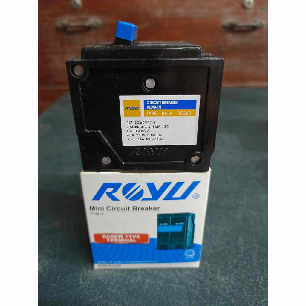 ROYU Mini Circuit Breaker (PLUG-IN）/ 100% Original Royu Product ...