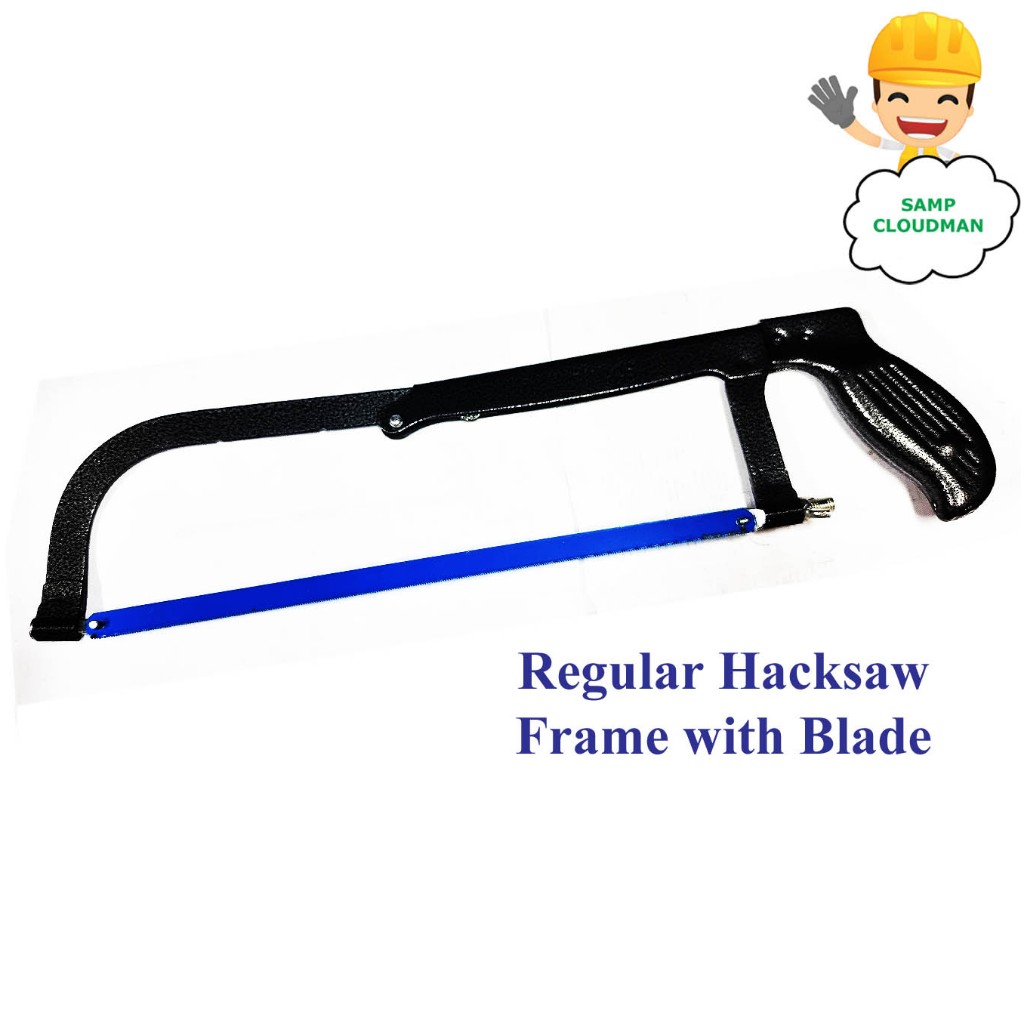Regular Hacksaw Frame with Blade Metal Saw Hand Steel Tension Saw 1 ...