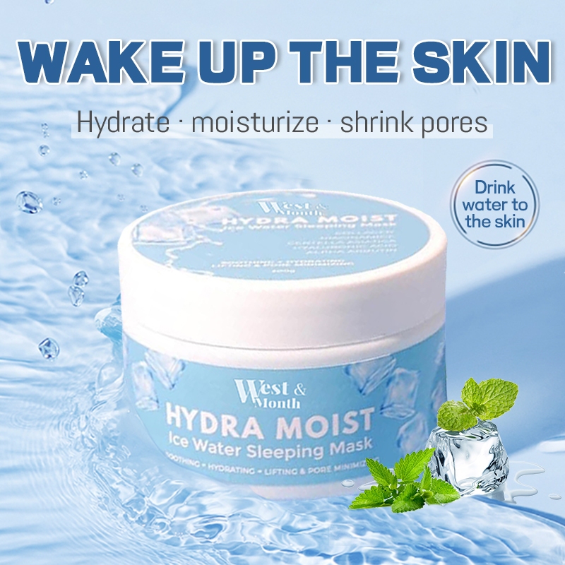 JSKIN BEAUTY Hydra Moist Ice Water Sleeping Mask Skin Moisturizer 300g ...