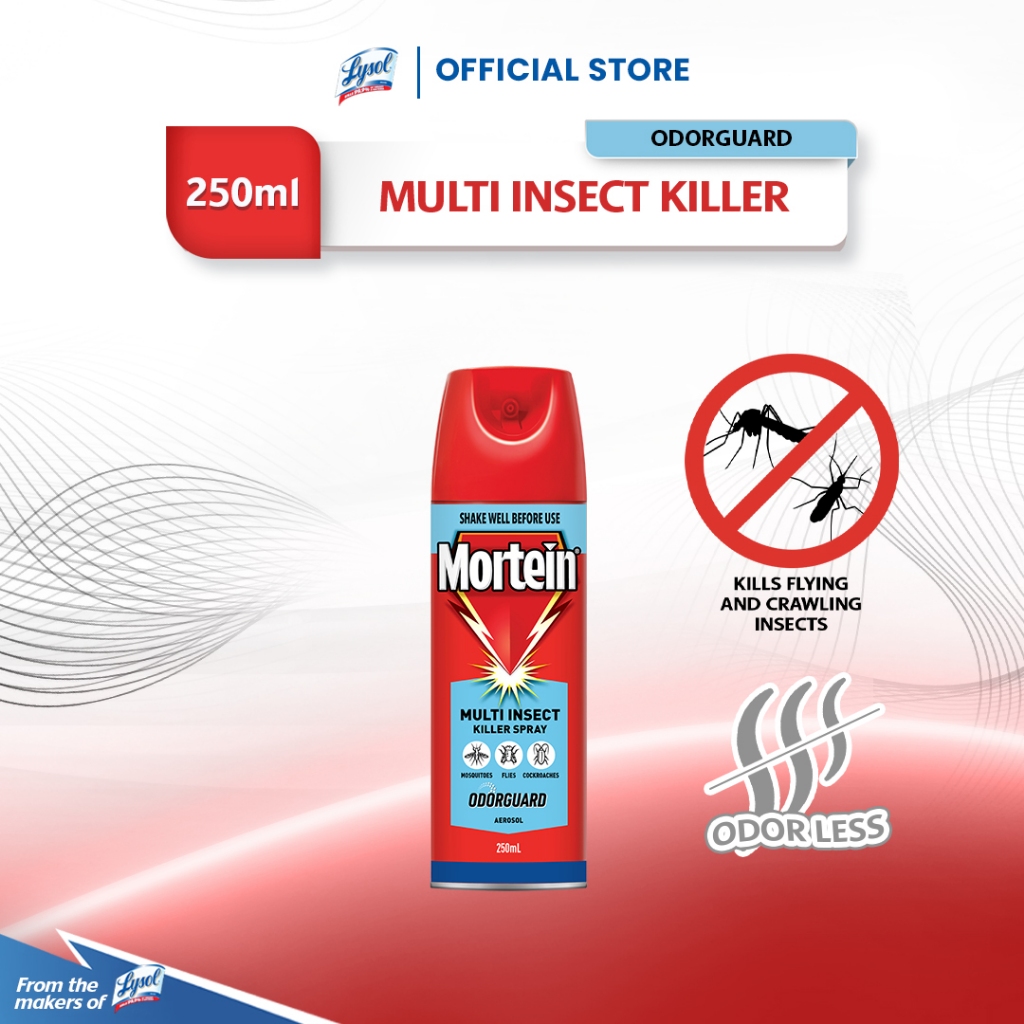 Mortein Odorless Insecticide Odorguard Multi Insect Killer 250 mL ...