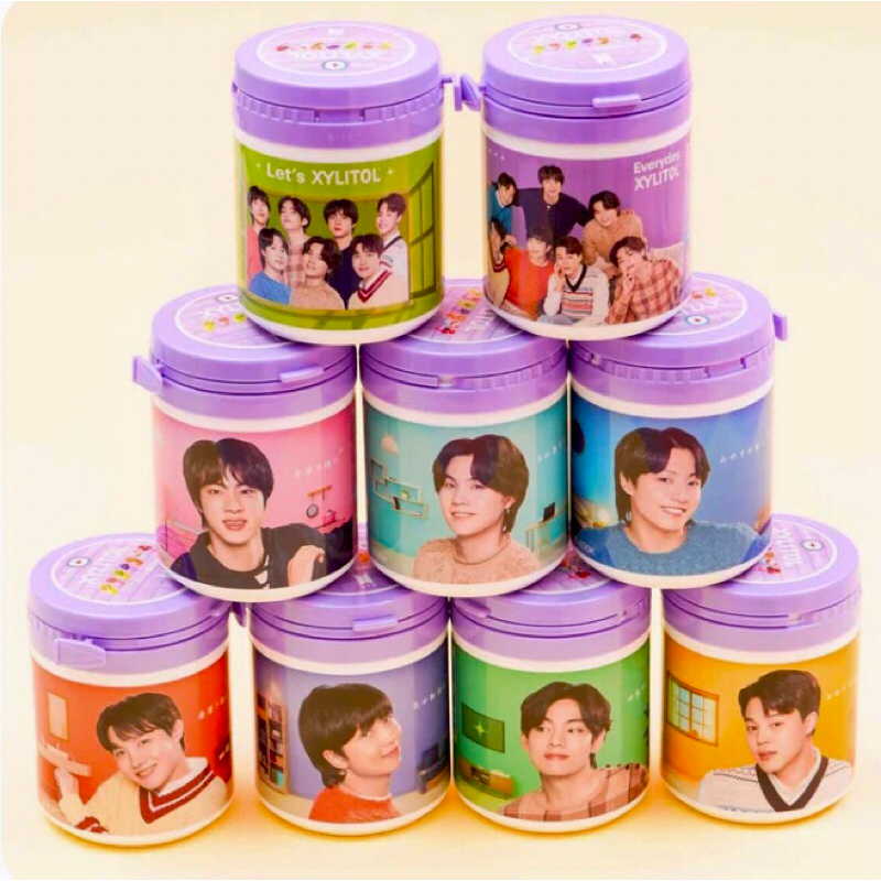 LOTTE Xylitol X BTS gum SOLD PER BOTTLE 133g | Shopee Philippines
