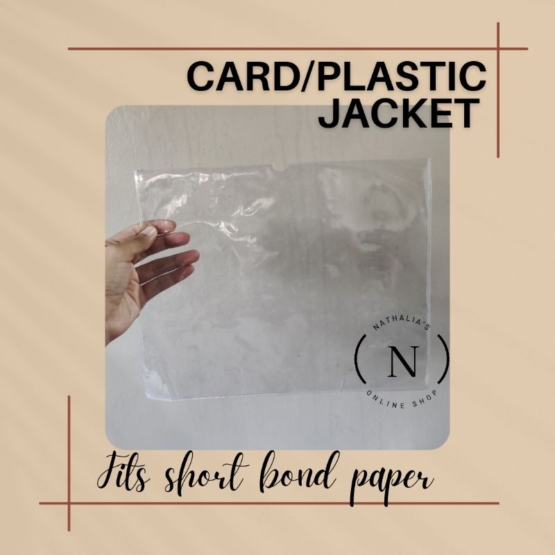 ON HAND! Card Jacket / Plastic Jacket fits Short paper size | Shopee ...