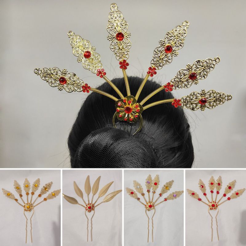 headpiece, headdress, hairpin, hair tusok, ethnic bohemian | Shopee ...