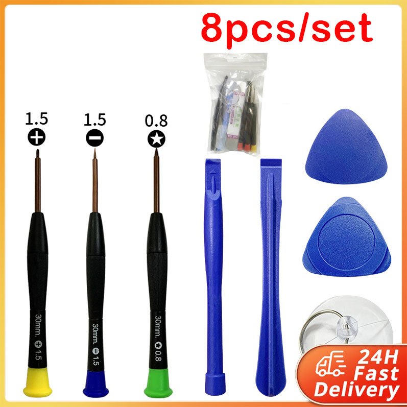 19pcs Mobile Phone Screen Opening Repair Tool Kit Spudger ，Tweezers ...
