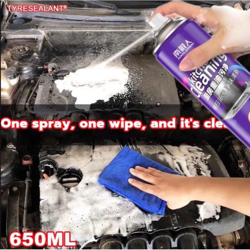 Kitchen Grease Oil Remover Multi Purpose Bubble Cleaner Cleaning ...