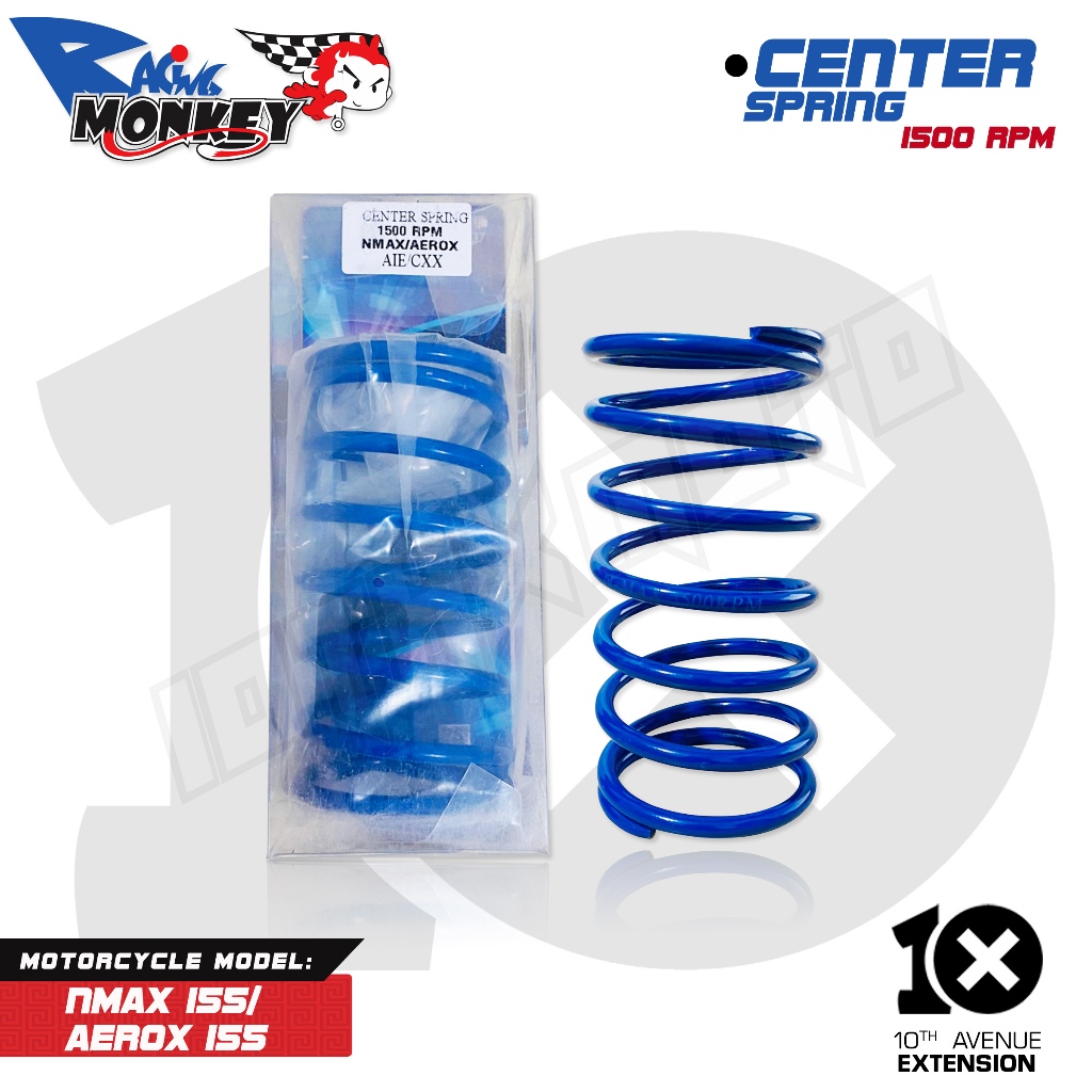 10thX Racing Monkey Center Spring 1500 Rpm for Nmax 155 & Aerox 155 ...