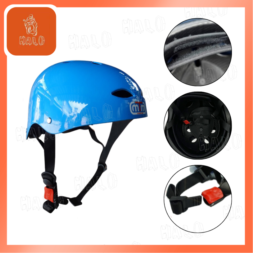 [HALO MOTOR] MTM NUTSHELL HELMET H-01 | Shopee Philippines