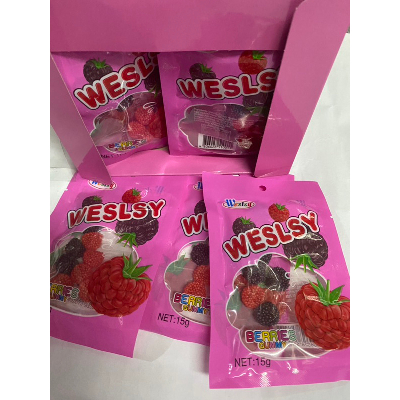 20pcs Weslsy Berries Gummy for your lootbag fillers and party give ...