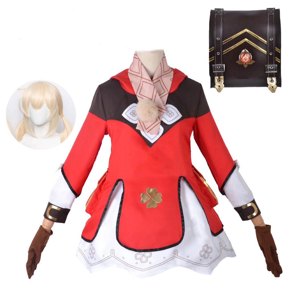 Genshin cosplay Klee Cosplay Costume and Genshin Impact Klee Wig ...