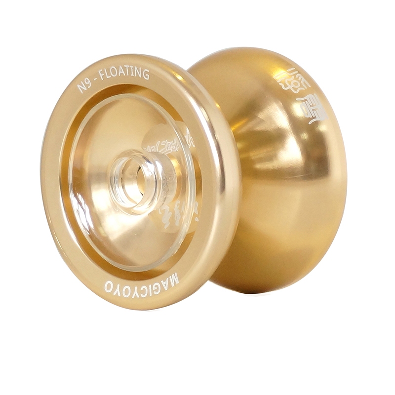 Magic YoYo N9 Gold and red Alloy Aluminum Professional yo-yo Ball Gift ...