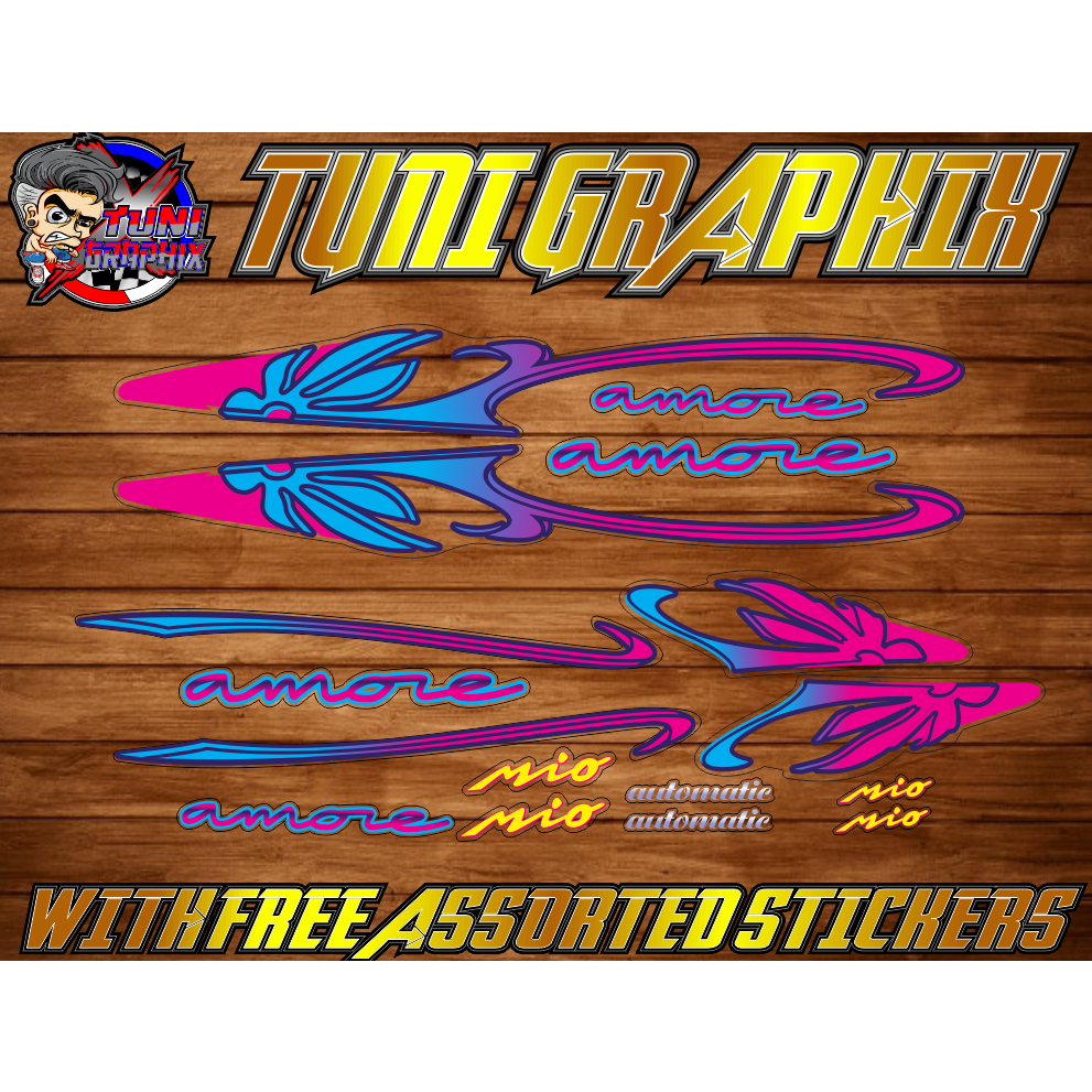 MIO ONE/AMORE/SPORTY MIONIZER DECALS PREMIUM QUALITY | Shopee Philippines
