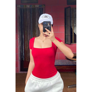 SQUARENECK DOUBLE LINING BASIC FULL LENGTH | Shopee Philippines