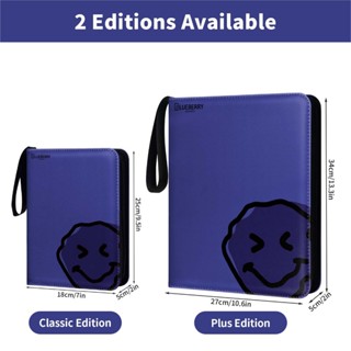 Blueberry Binder Zipper Album 400/900 Pocket Pokemon Leather Lomo Card ...