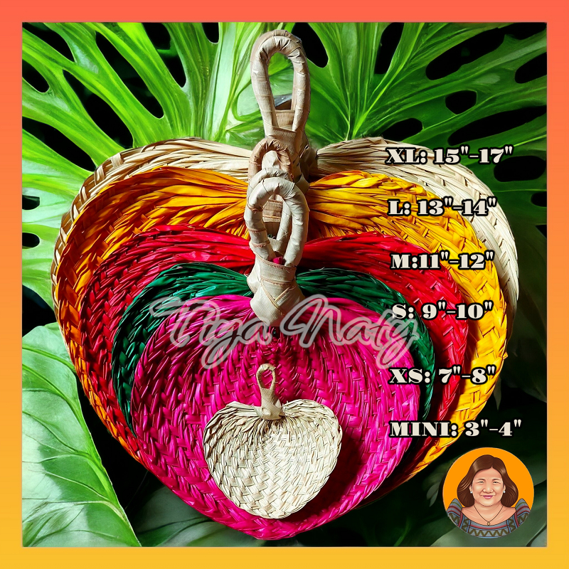 TIYA NATY Anahaw Buri Abaniko Pamaypay Handheld Fan Simple Wedding ...