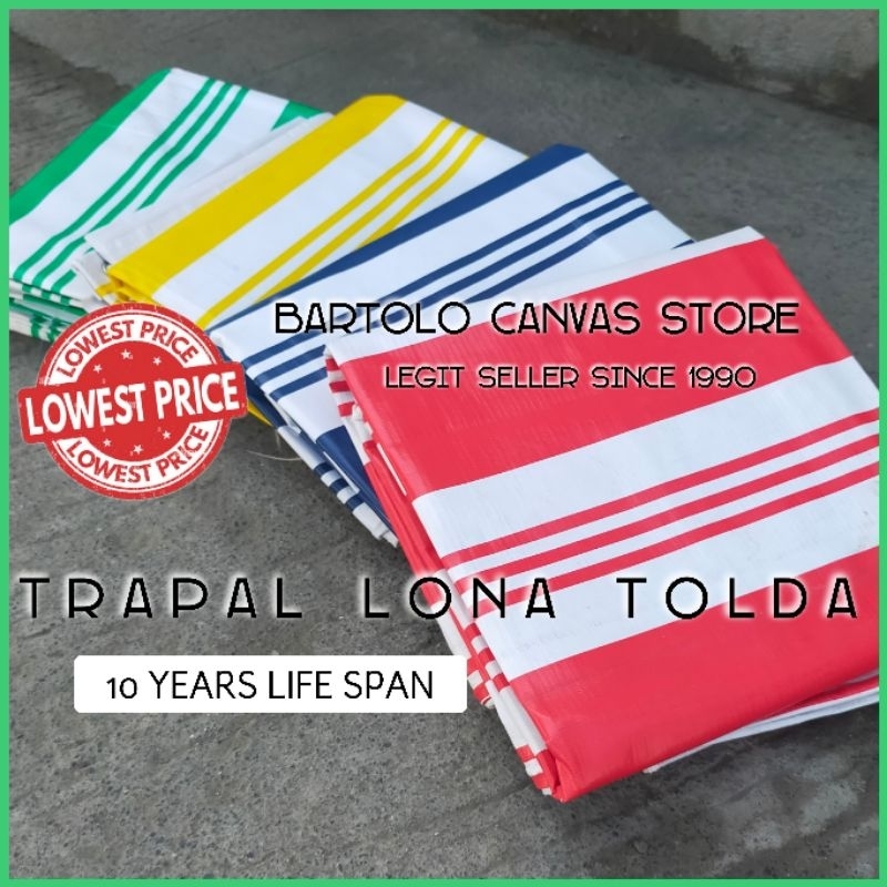 (8ft x 10ft) SCALLOP DESIGN TRAPAL LONA TOLDA TARPAULINE MAKAPAL ...
