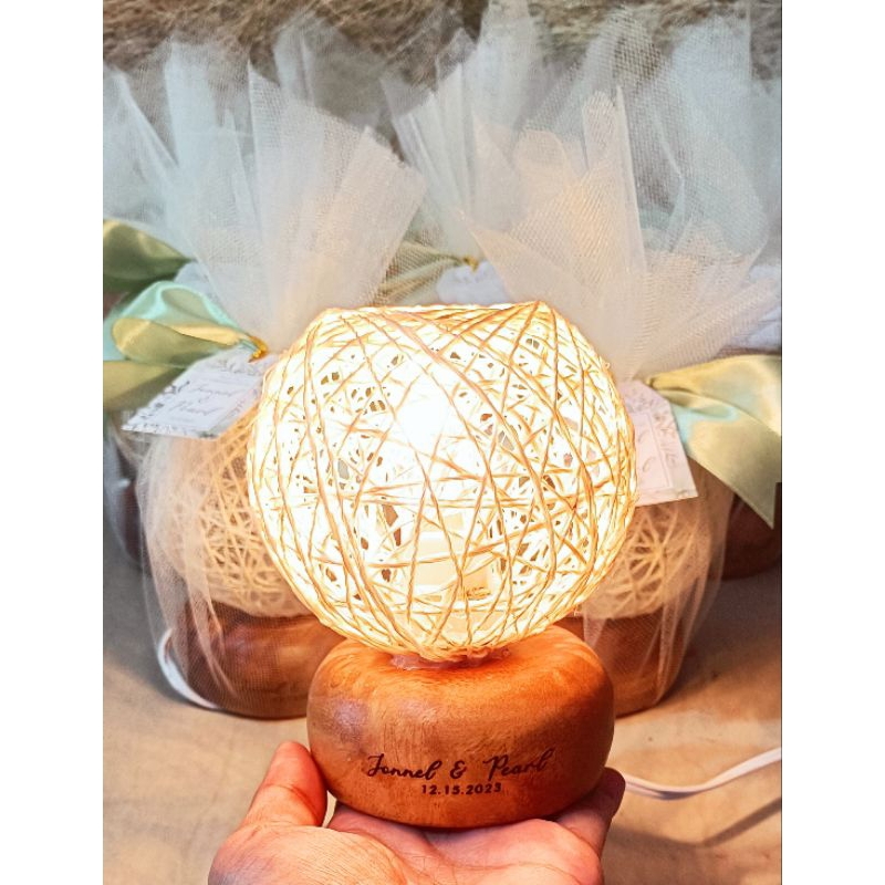 Personalized Mini Abaca Lamp (UGALIING MAGBASA NG PRODUCT DESCRIPTION ...