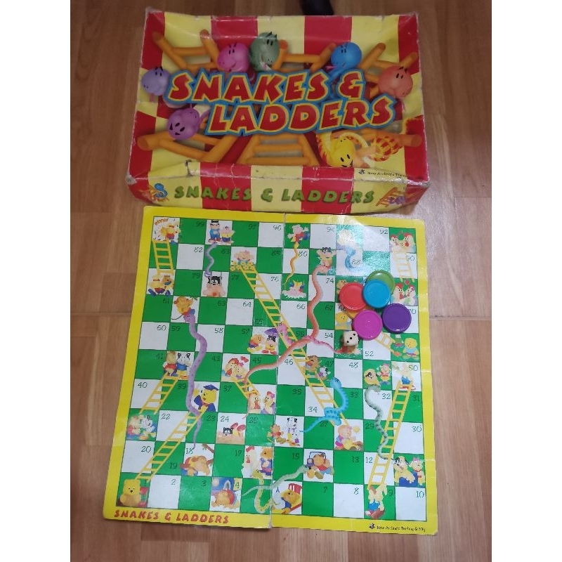 Used Snakes and Ladders Board Game | Shopee Philippines