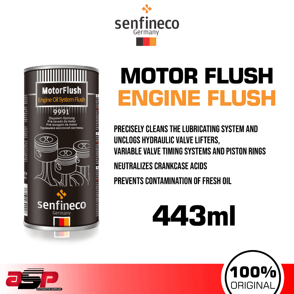 Senfineco Motor Flush Engine System Flush 443ml - Engine Flush | Shopee ...