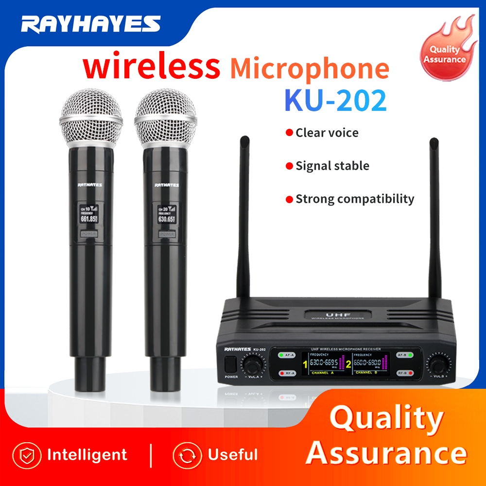 RAYHAYES Wireless Microphone Original Microphone Wireless Handheld ...