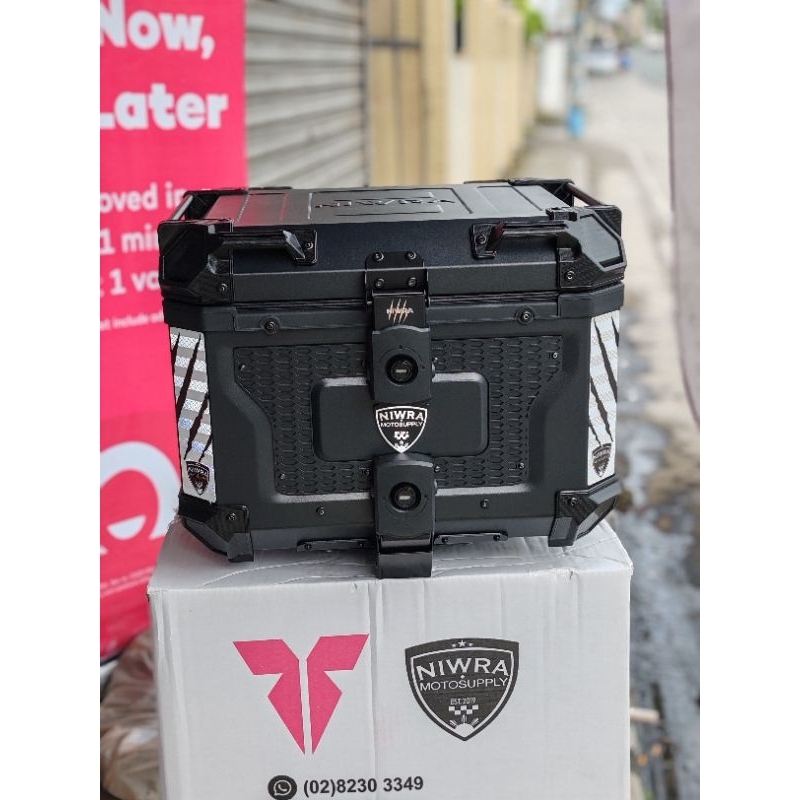 NIWRA RAPTOR ALLOY BOX WITH BACKREST AND TOP BOX COVER | Shopee Philippines