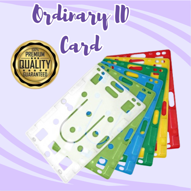 Ordinary ID Card Holder / Jacket (25 pcs per set) | Shopee Philippines