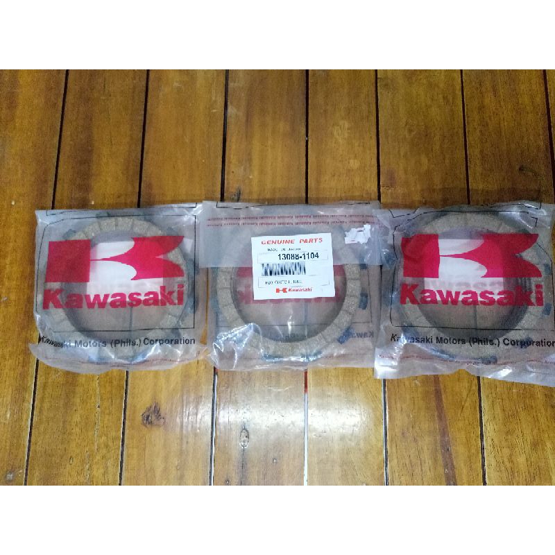 Kawasaki HD3 CLUTCH LINING - Genuine Parts 4 pcs. (1 set) | Shopee ...