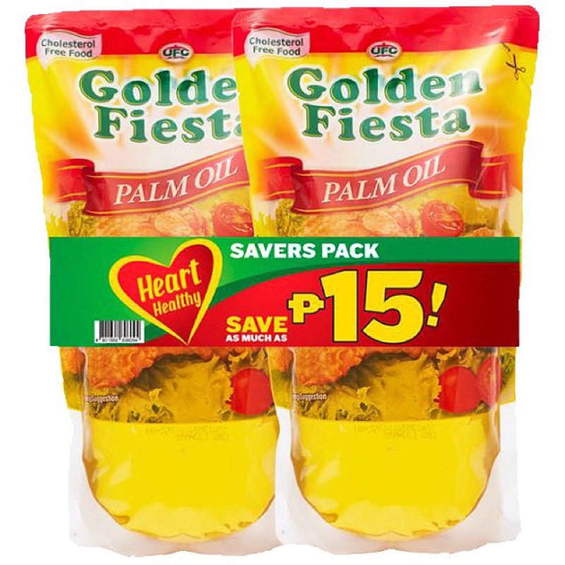 UFC Golden Fiesta Cooking Oil Heart Healthy Savers Pack | Shopee ...
