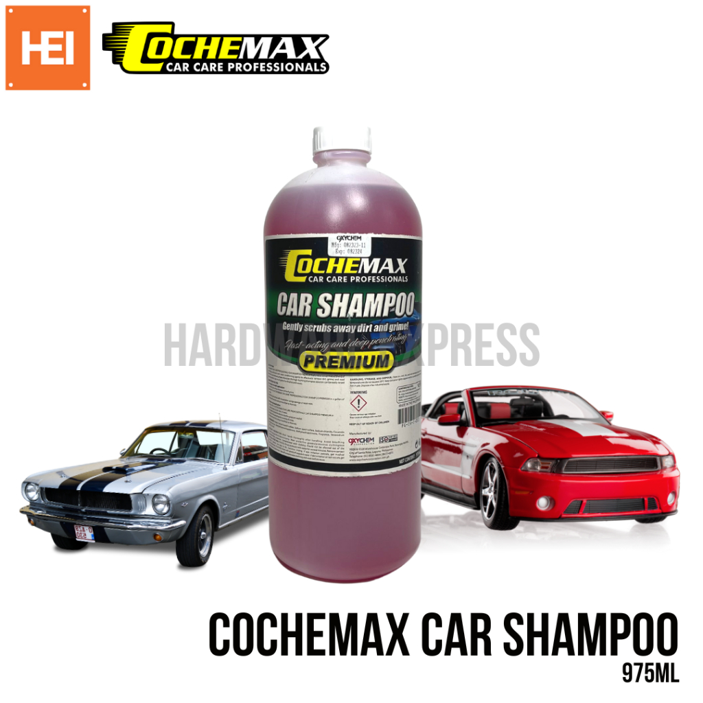 Cochemax Premium Car Shampoo 975ml | Shopee Philippines