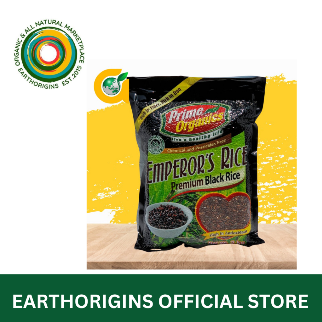Prime Organics Emperor's Black Rice (2 KG) | Shopee Philippines