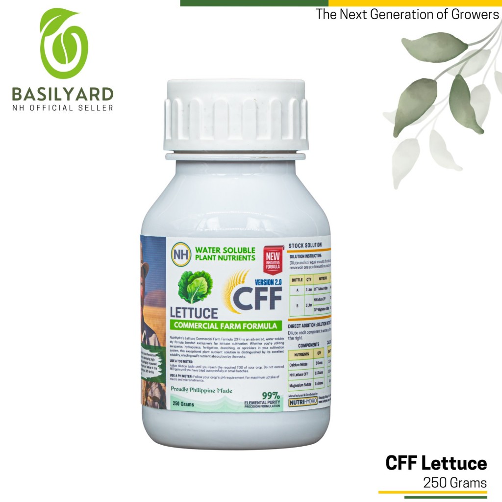 NutriHydro Lettuce (CFF) Commercial Farm Formula | Shopee Philippines