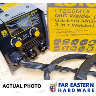 LOTUS Flux Cored Welding Machine Gasless 250A 3in1 MIG TIG MMA Welder ...