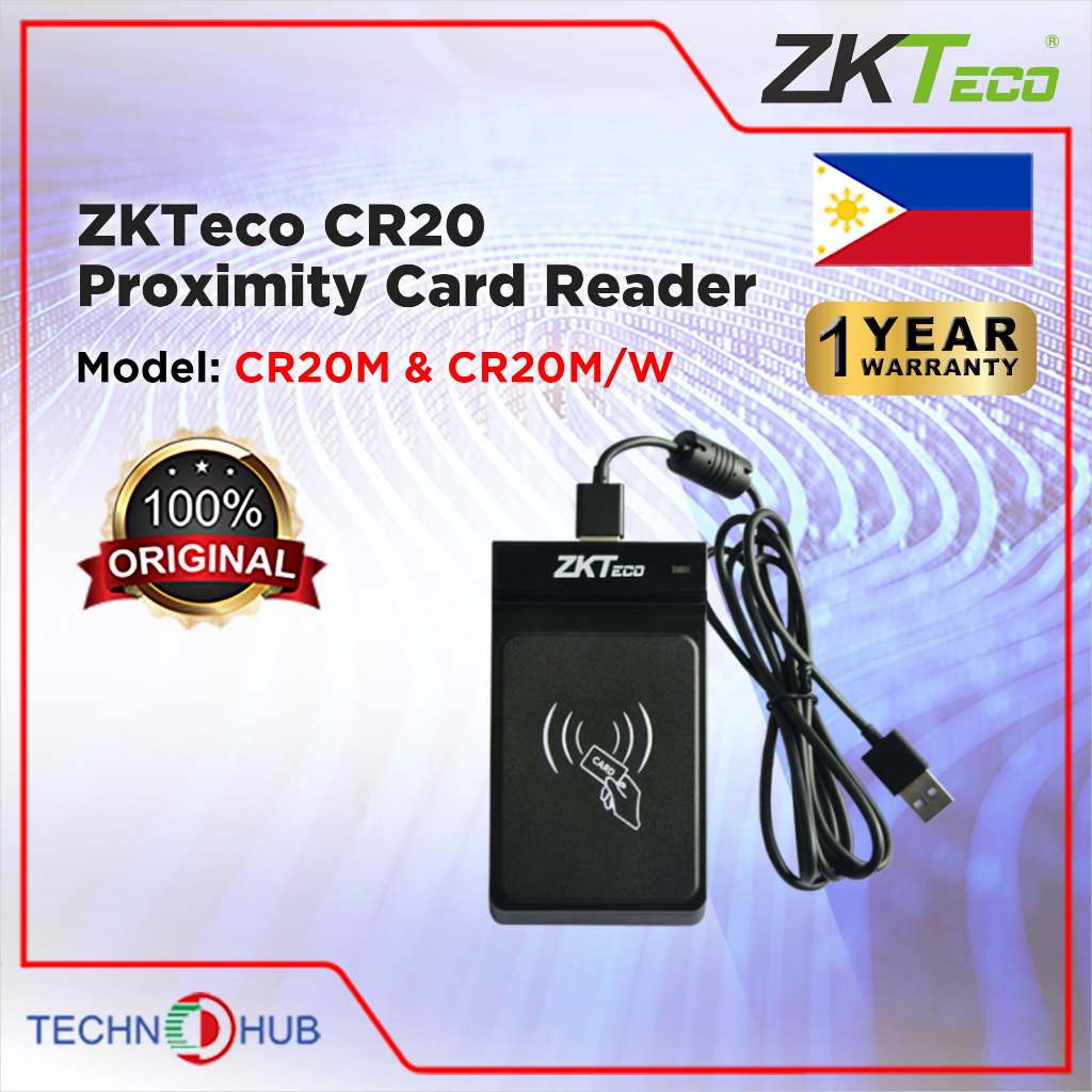 ZKTeco CR20 Proximity Card Reader | Shopee Philippines