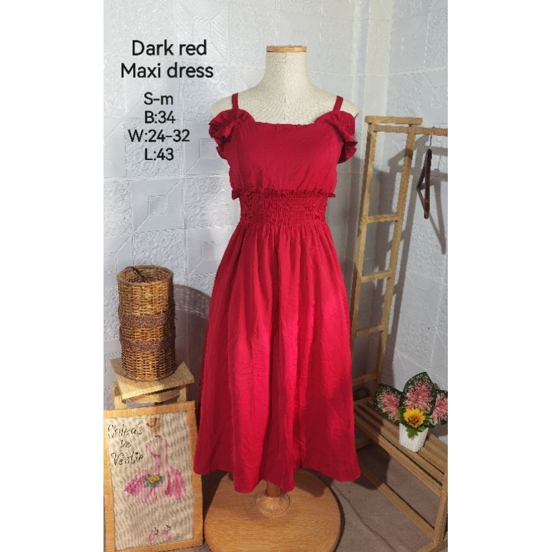 Cute/pretty Red dresses | Shopee Philippines