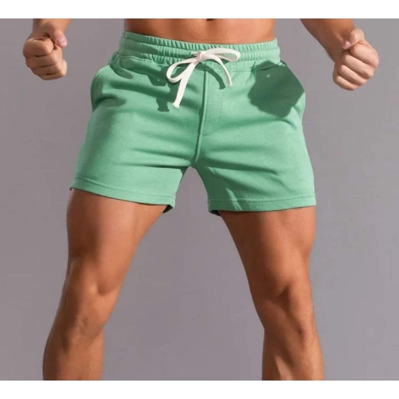 SHORTS PLAIN COTTON JOGGER SHORTS COMFY SWEATSHORTS LOUNGE DESIGN ...