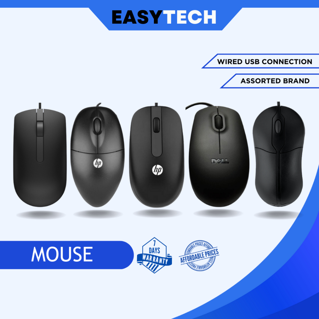EASYTECH | Original Heavy Duty Mouse USB Type (Assorted Brands ...