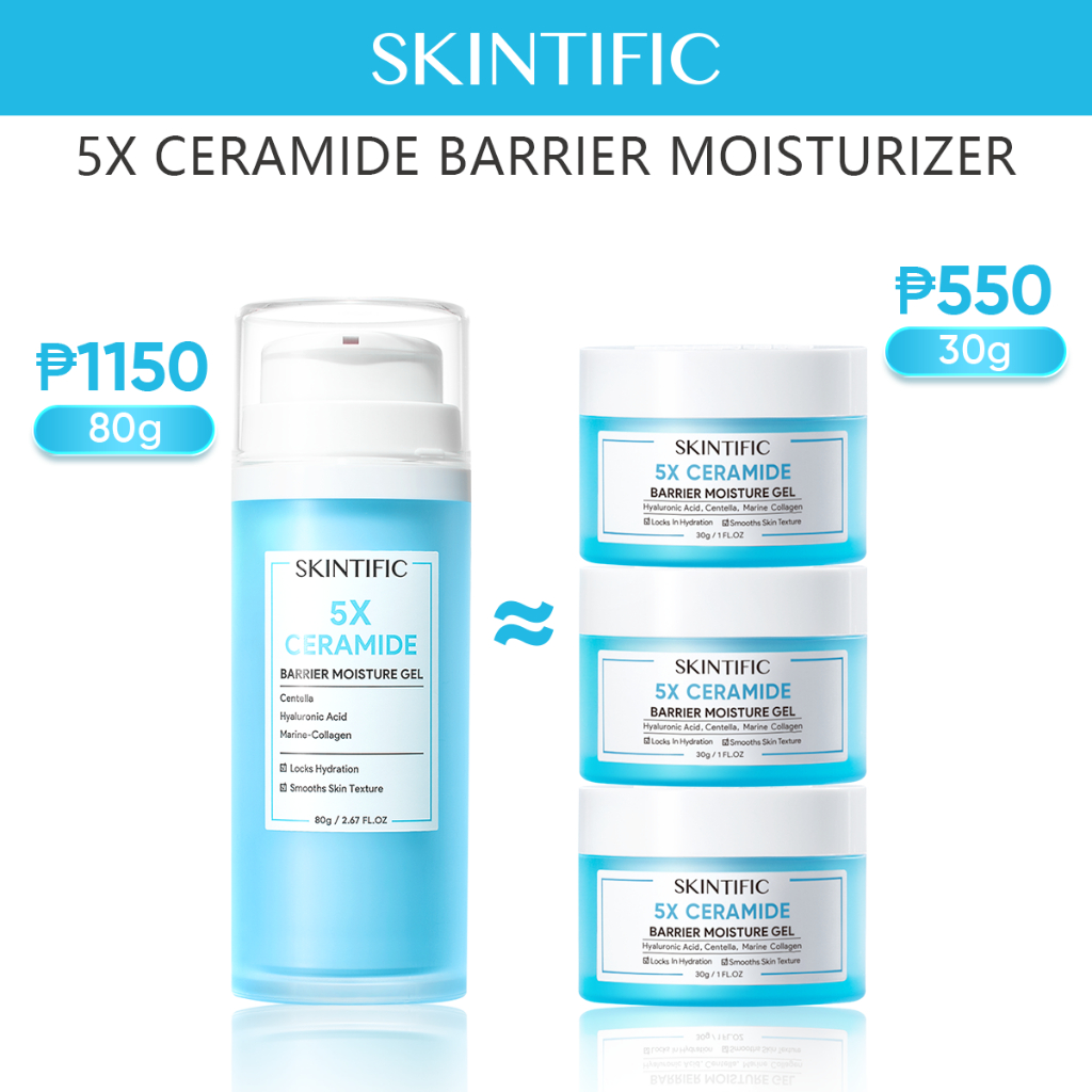 [80g] Skintific 5x Ceramide Moisturizer For Oil Skin Care Celeteque