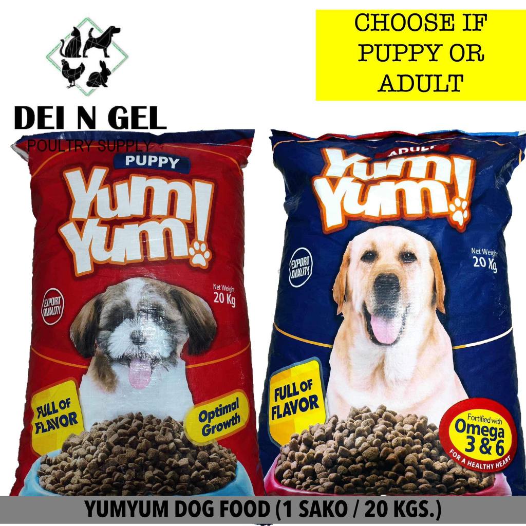 YUMYUM DOG FOOD 1 SAKO 20 KGS (CHOOSE IF PUPPY OR ADULT) | Shopee Philippines