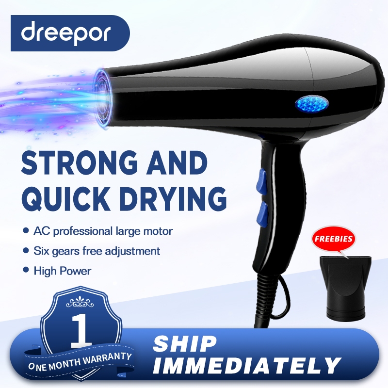 Dreepor Hair Blower 800w Fasting Drying Shark Blowing Electric Blower ...