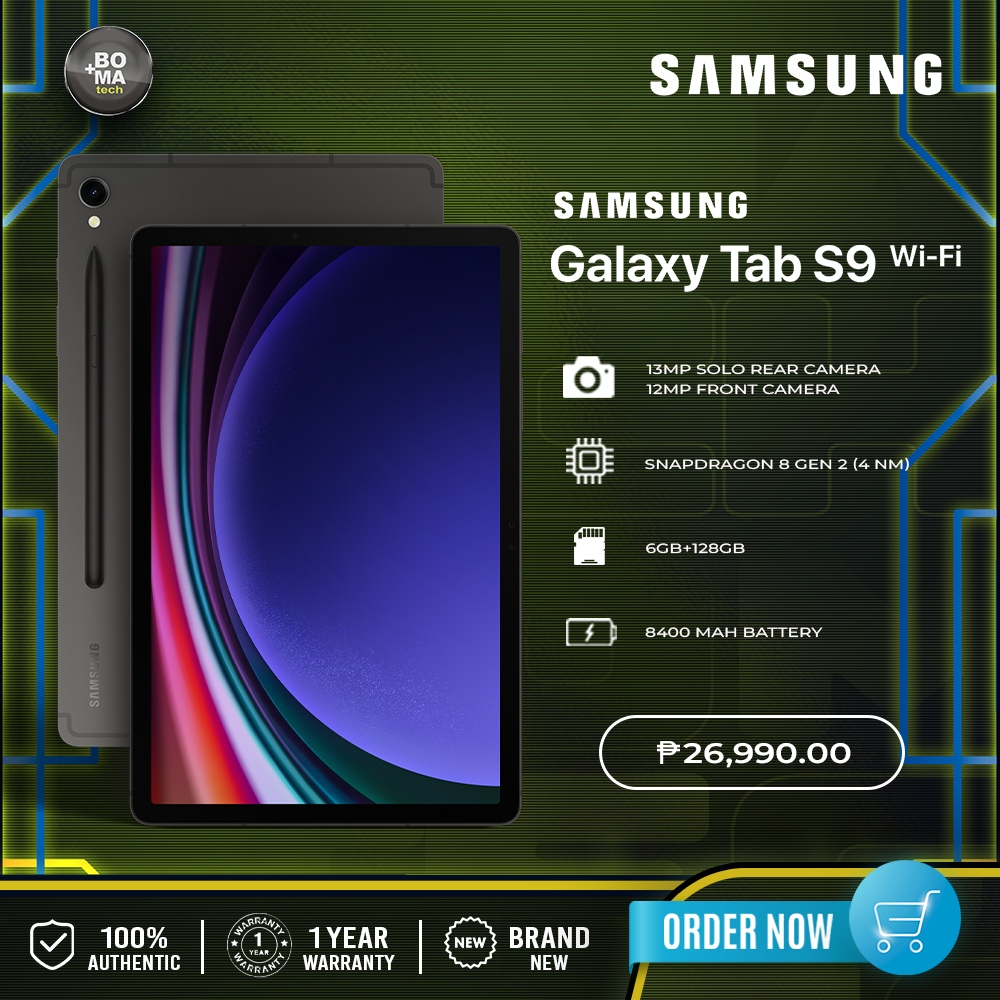 Galaxy Tab S9 FE Wifi 6Gb+128Gb | Lavander, Gray | Shopee Philippines