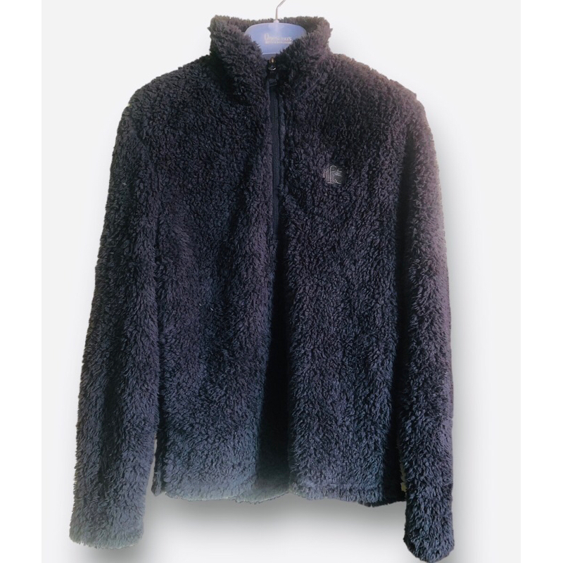 Preloved quarter zip fur jacket | Shopee Philippines