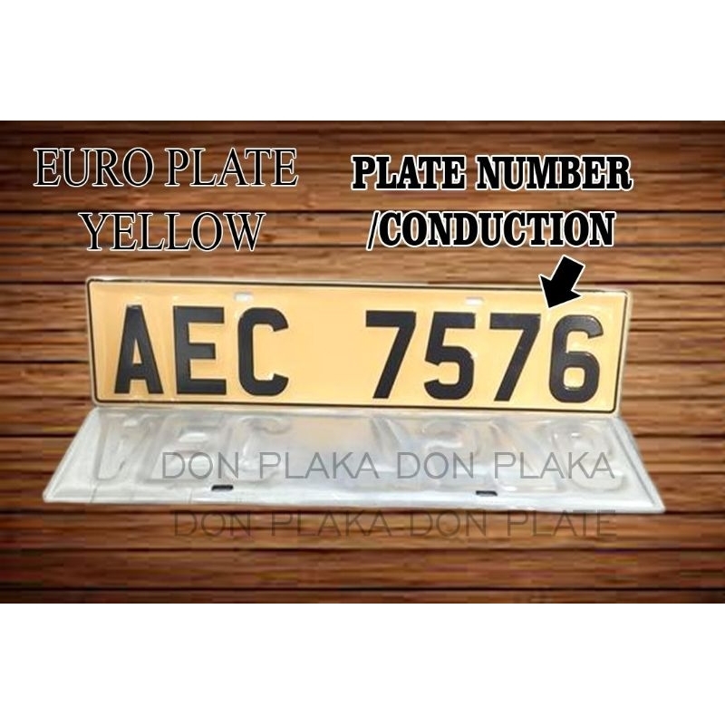 EURO PLATE SIZE 4.25X 20INCHES (ELECTRO GALVANIZED METAL EMBOSS ...